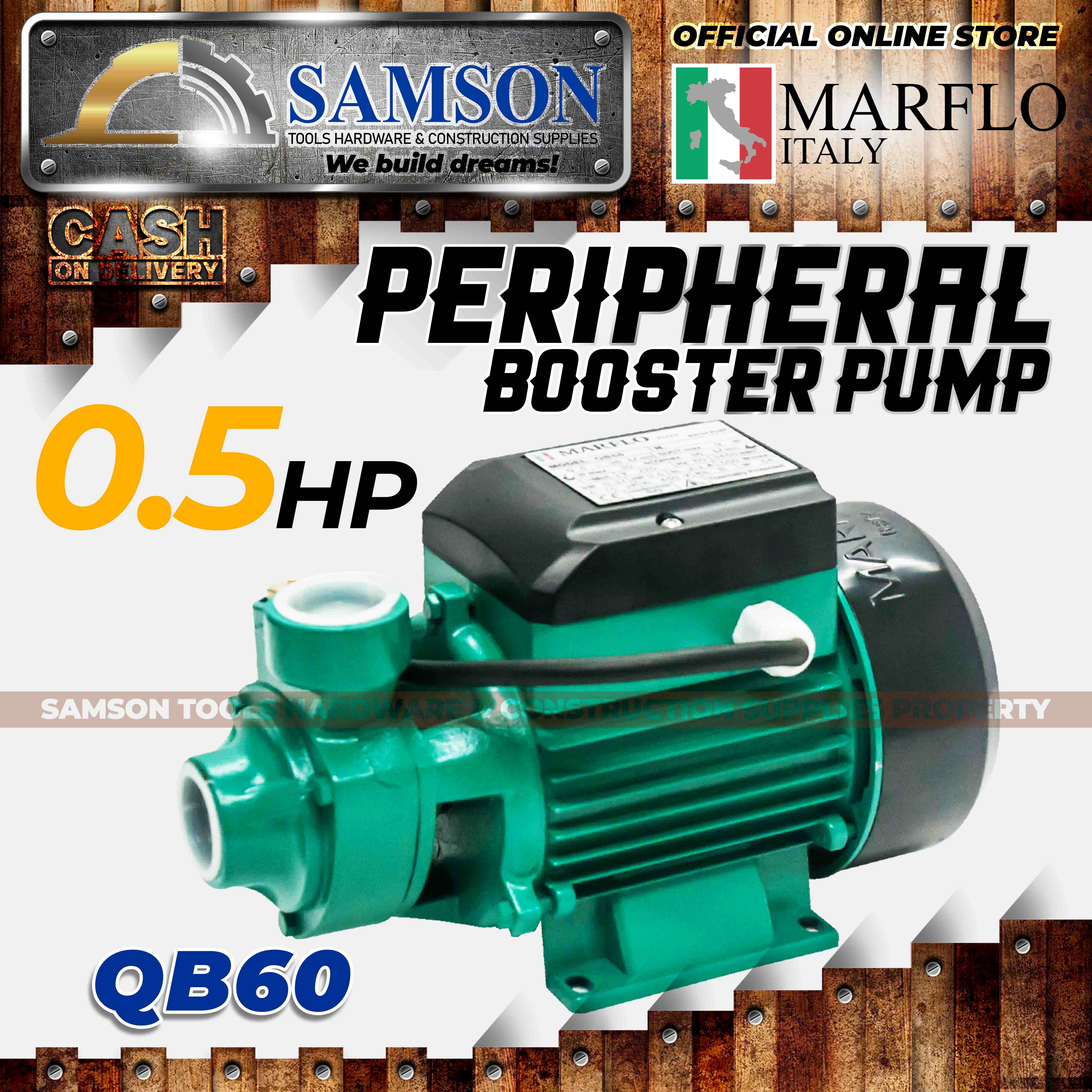 MARFLO Italy 0.5HP Peripheral Booster Pump (QB60) *SAMSON TOOLS* | Lazada PH
