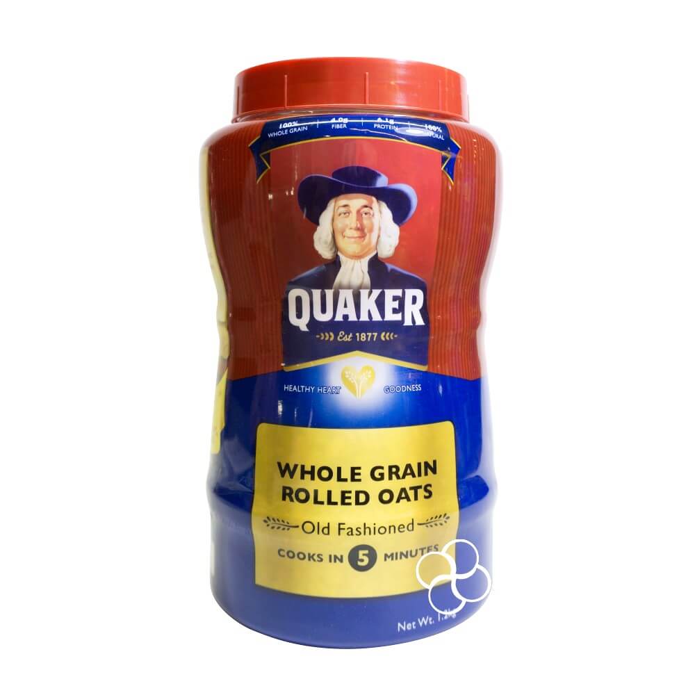 Quaker Whole Grain Rolled Oats Jar 1.2kg | Lazada PH