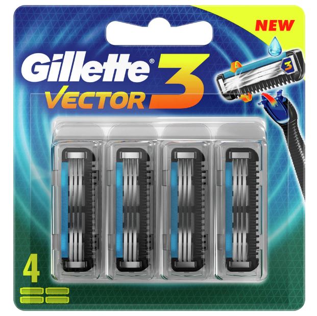 GILLETTE Vector3 Razor Blade Cartridges 4s | Lazada PH