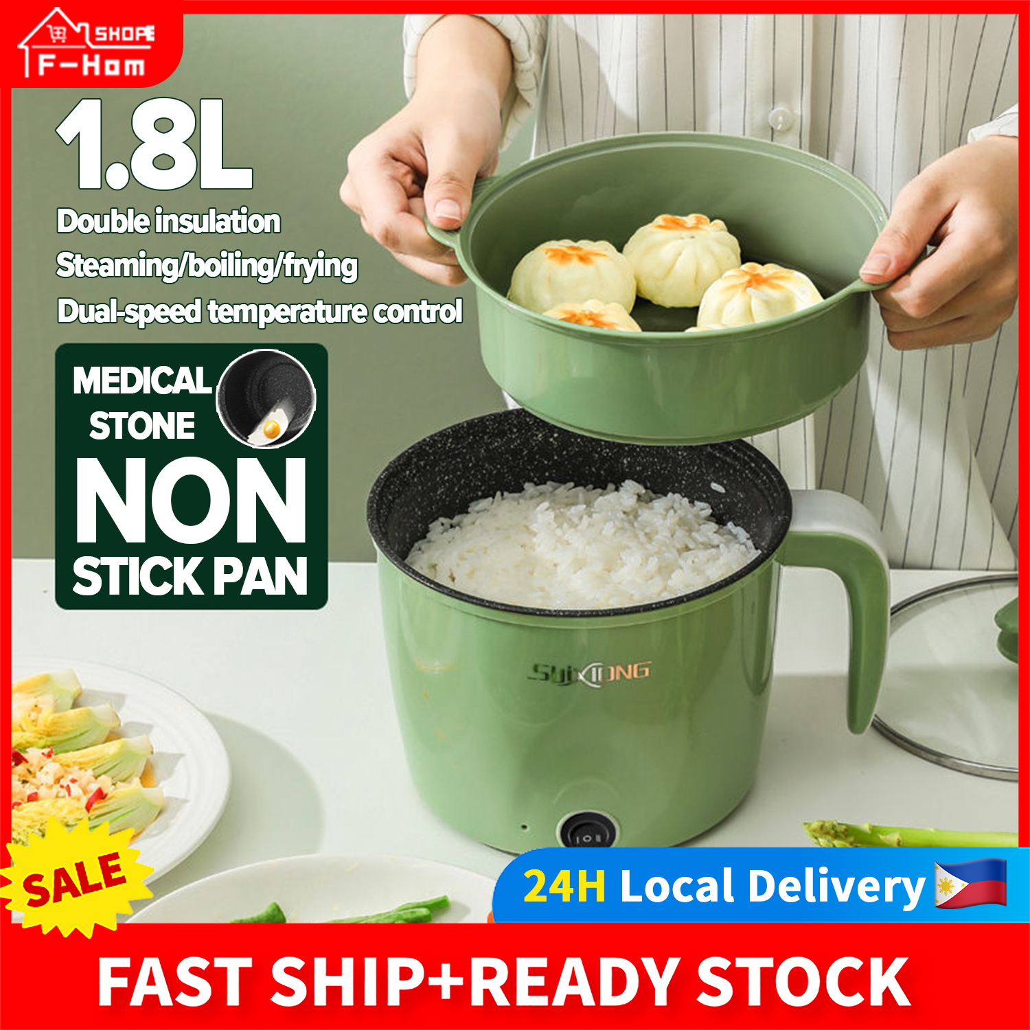 Fortune home 3L Rice Cooker Sale Lowest Price Electric Cooker 2L Multi ...