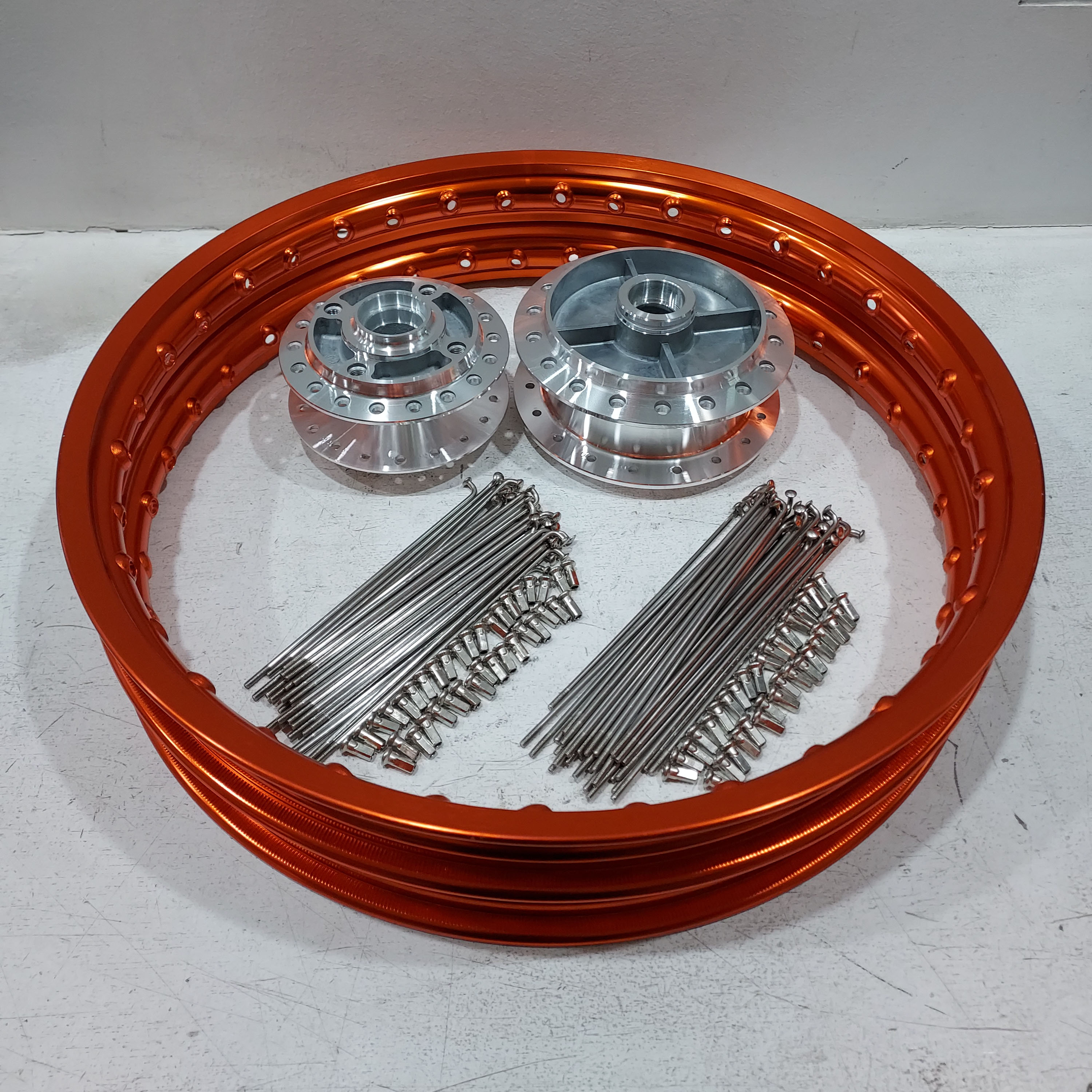 RIM SET FOR XRM 110/RS 125 CARB/VISAR 110/WAVE 125 REAR (DRUM) FRONT ...