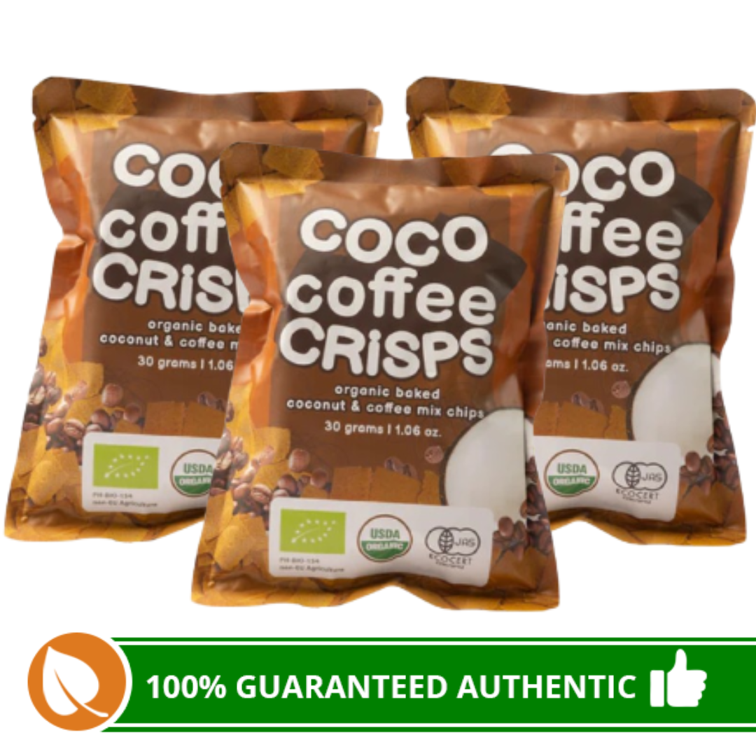 Coco Crisps Organic Baked Coconut Chips Coffee 30g | Lazada PH