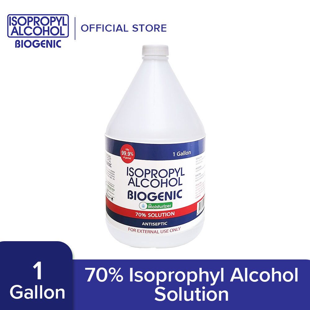 Biogenic 70% Isopropyl Alcohol Solution Gallon | Lazada PH