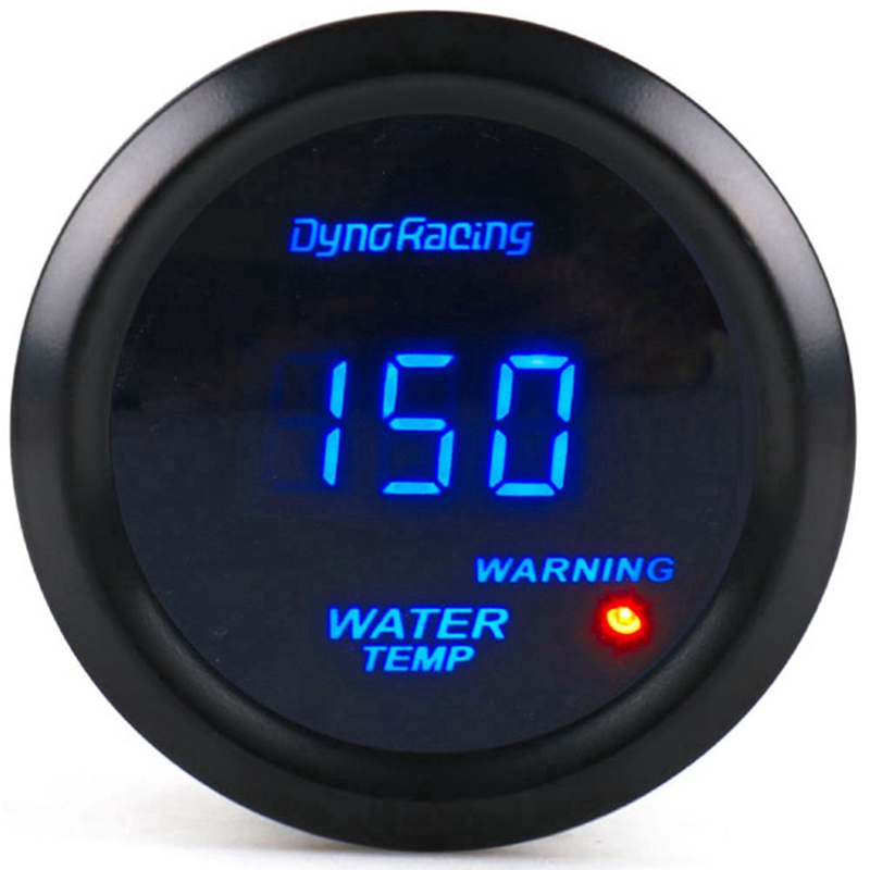 Dyno Racing 2 Inch 52mm Car LED Digital / Analog Oil Temp Temperature ...