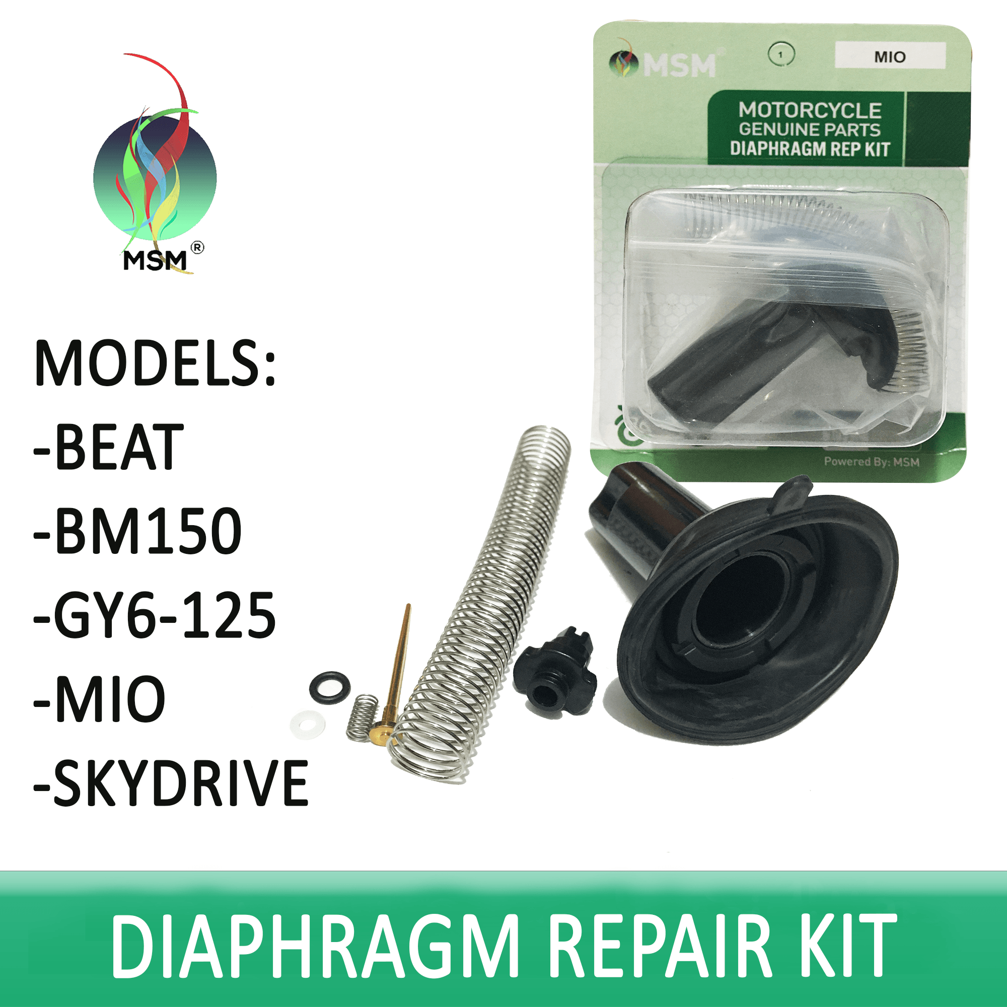 MSM Motorcycle Diaphragm Repair Kit | Lazada PH