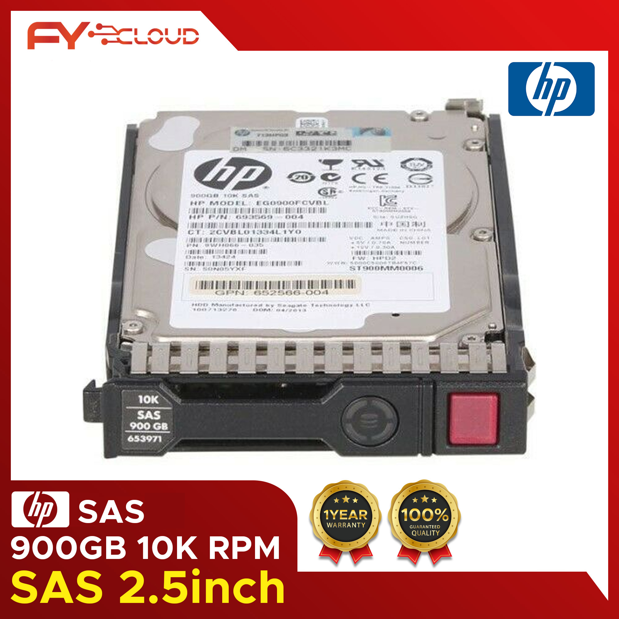 HP SAS 900GB 10K RPM SAS 2.5inch | Lazada PH