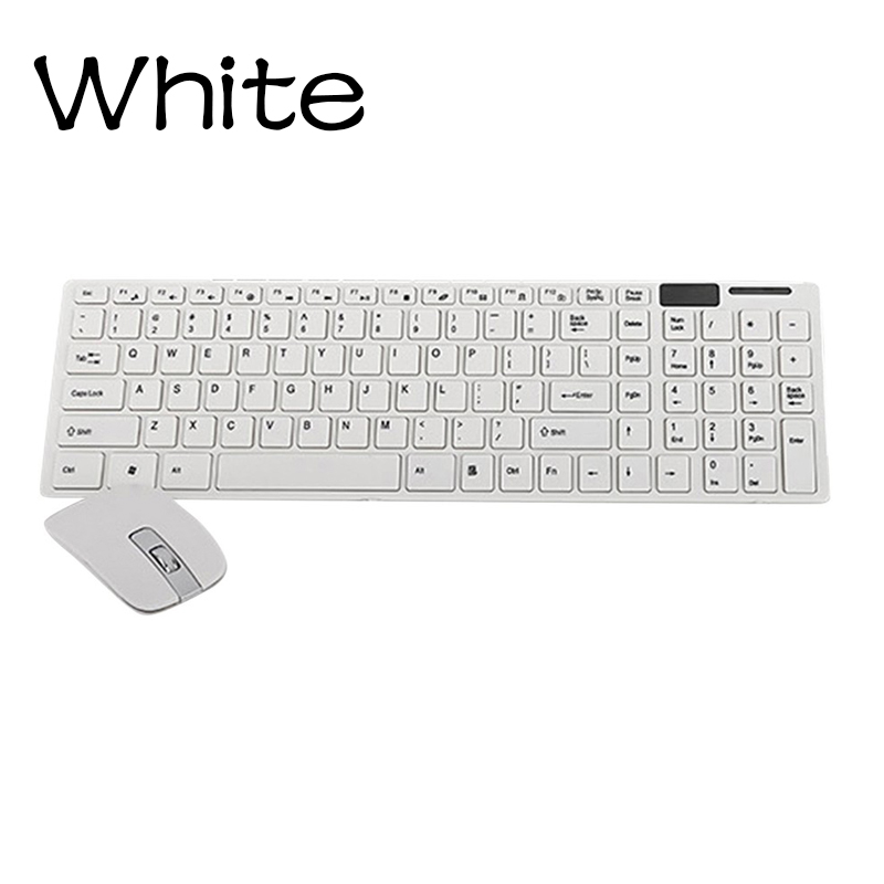 K06 ultra slim USB wireless keyboard and mouse set for laptop smart tv ...