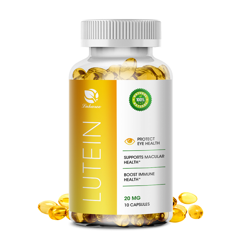 Lutein Capsules 20MG with Zeaxanthin Supports Visual Function ...