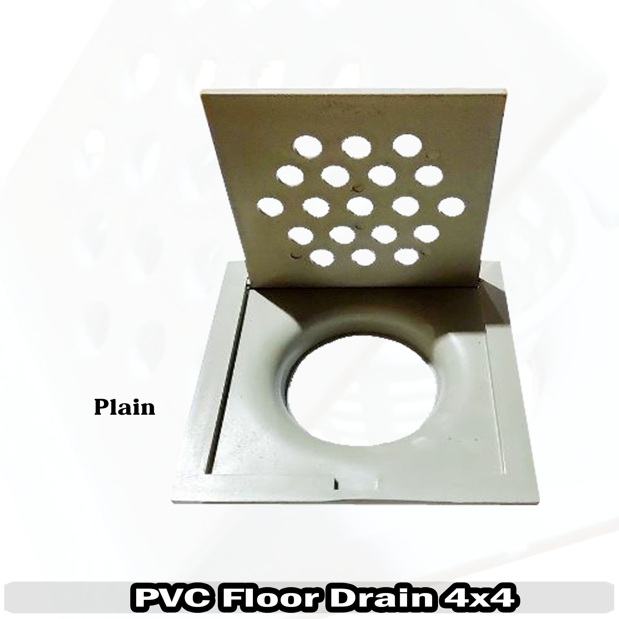 pvc floor strainer 4x4 plain / with basket | Lazada PH