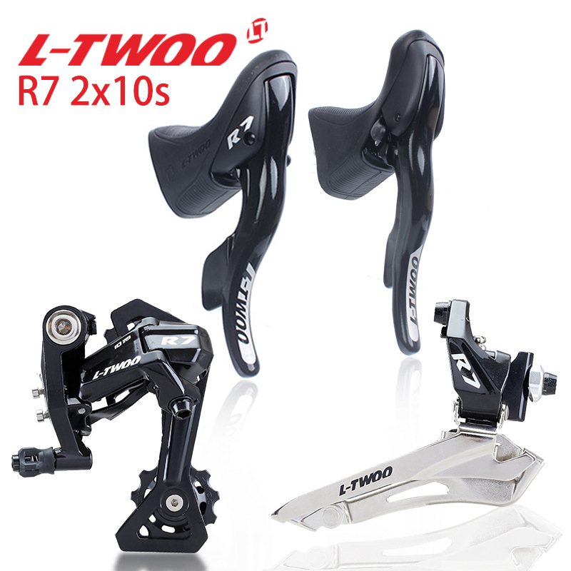 LTWOO R7 2x10 Speed 20s Road Bike Shifter Rear Derailleurs Front Derailleurs Groupset Parts ...