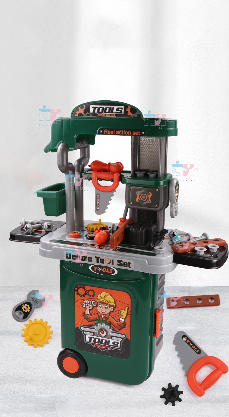 Deluxe Tool Set Luggage Stroller Playset Kids Kid Baby Children Child ...