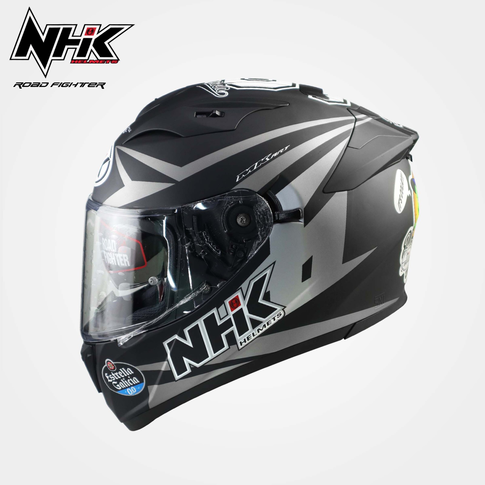 NHK Helmet GP-Prime Ryusei Yamanaka Black Silver Dual Visor | NHK Helmets Official | Lazada PH