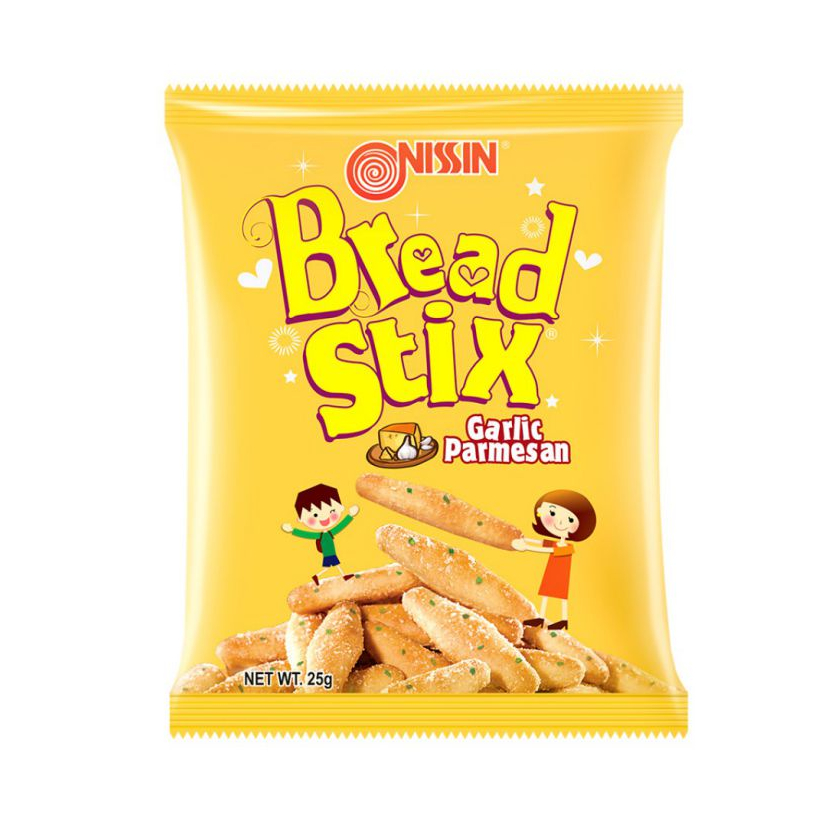 Nissin Monde Bread Stix Garlic Parmesan 25g | Lazada PH