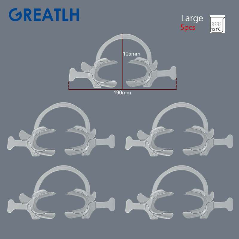 Orthodontic Dental Plastic Mouth Opener Transparent Cheek Retractor ...