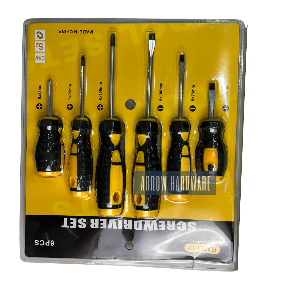 Screwdriver Set Steel Flat Screw driver Philip Screw Tools 6pcs | Lazada PH