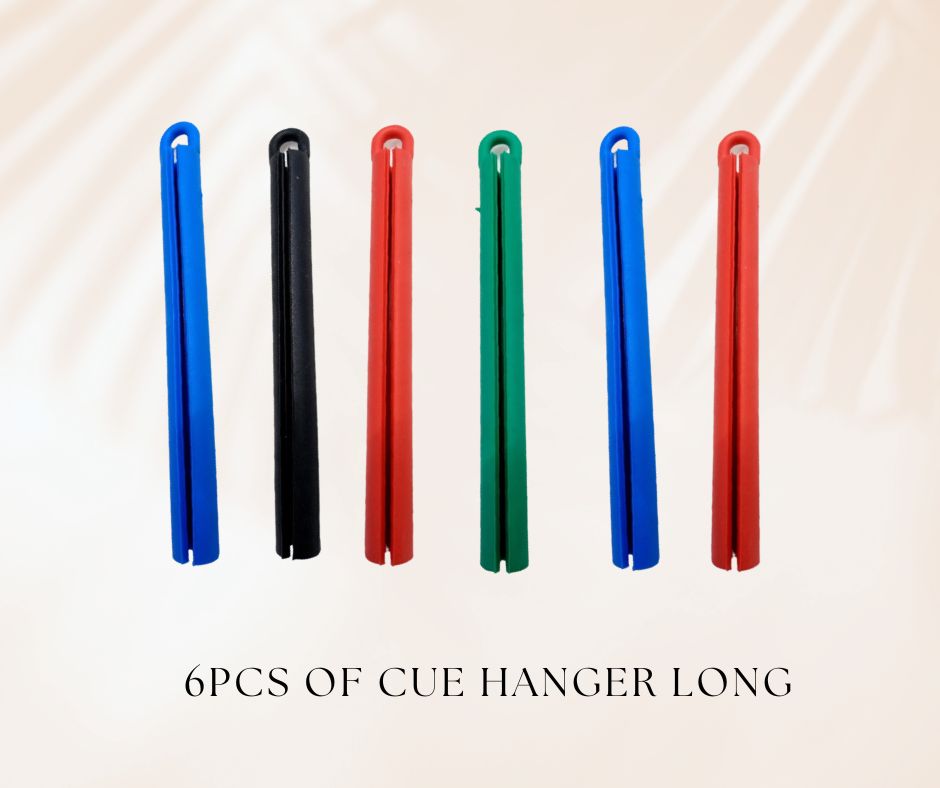 6PCS CUE HANGER LONG ANY COLOR/ BILLIARD ACCESSORIES/ GAMIT PARA SA ...