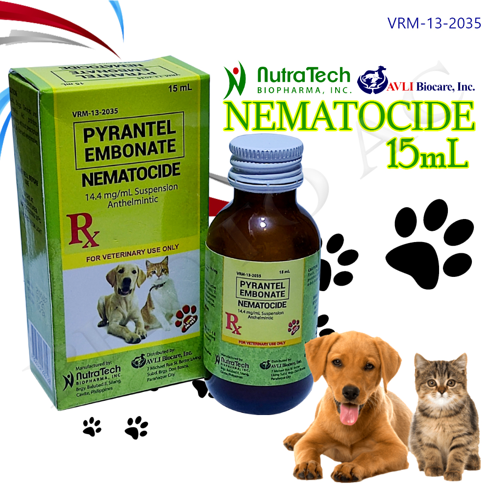 Nematocide Pyrantel Embonate 15ml | Lazada PH