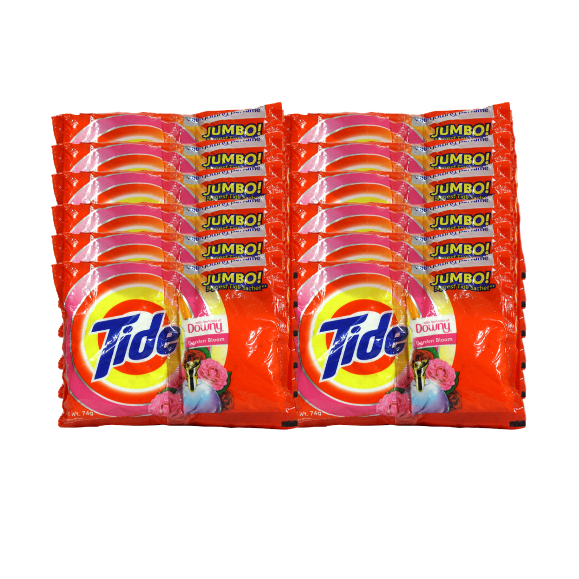 Tide Detergent Powder with Downy 74g 12pcs | Lazada PH