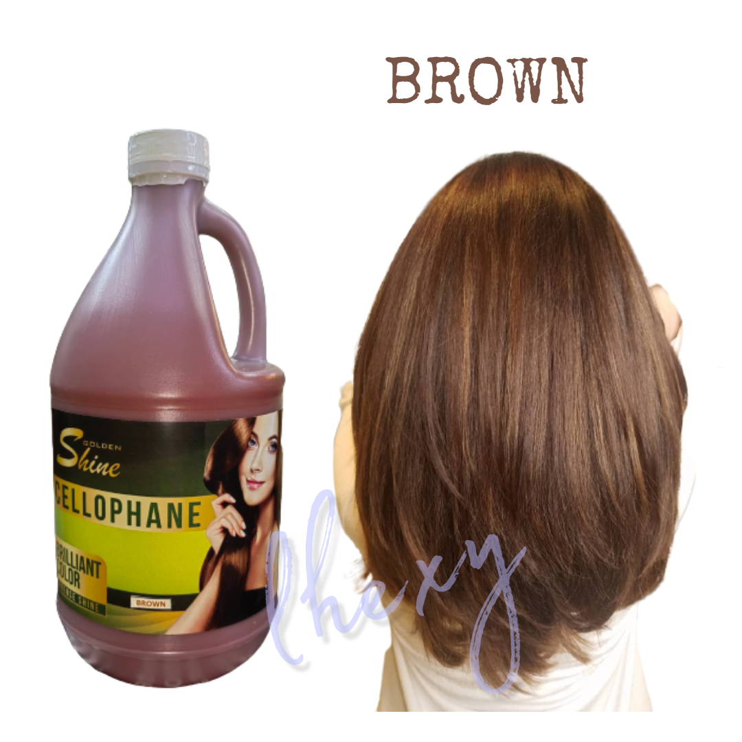 GS - CELLOPHANE HAIR TREATMENT WITH COLOR 1/2 GAL - SALON USED | Lazada PH