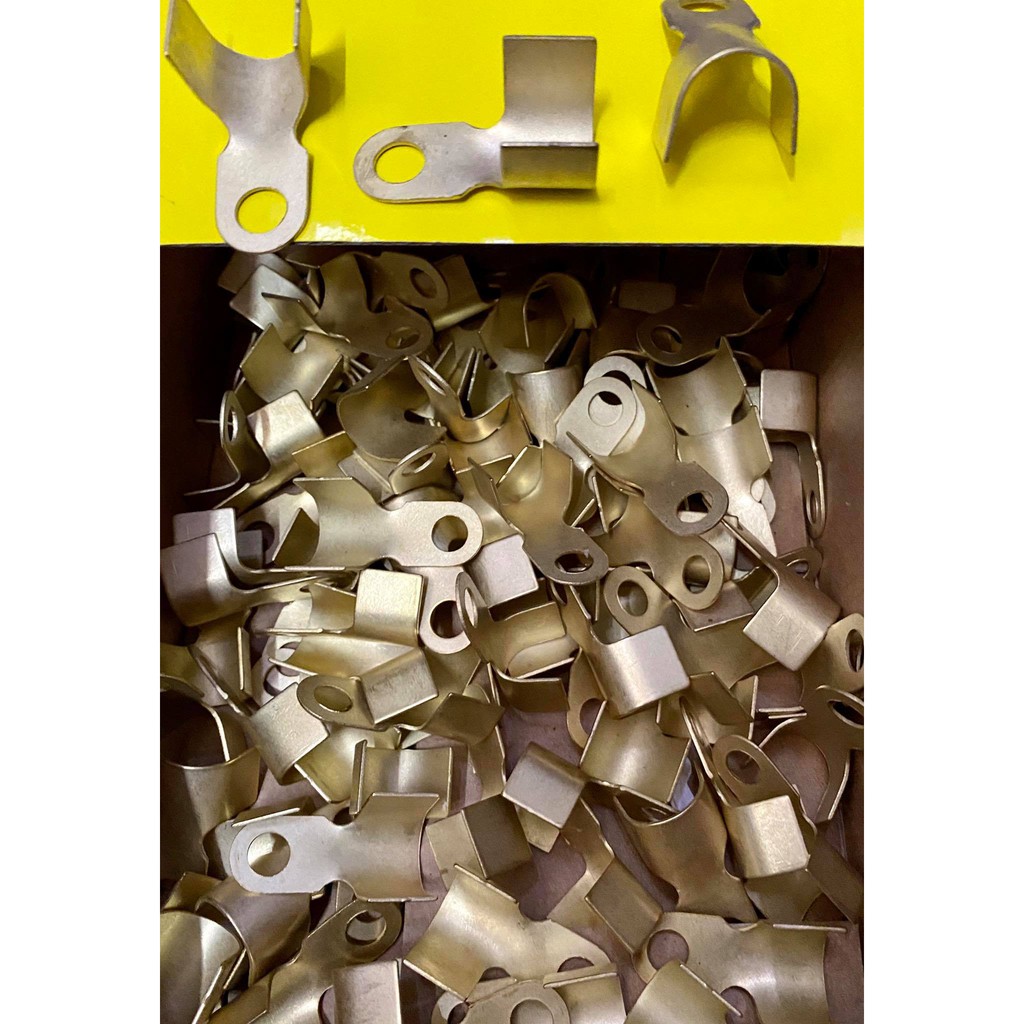 battery cable log terminal brass heavy duty car clip round wire ...