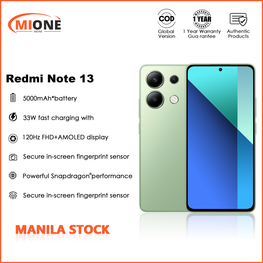 Xiaomi Redmi Note 13 Global Version 6+128GB/8+256GB Snapdragon 685 ...