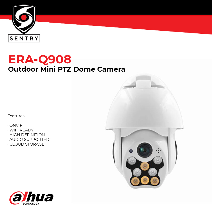 Sentry Wi-Fi IP Camera Outdoor 1080P HD CCTV Camera PTZ Dome Camera ...