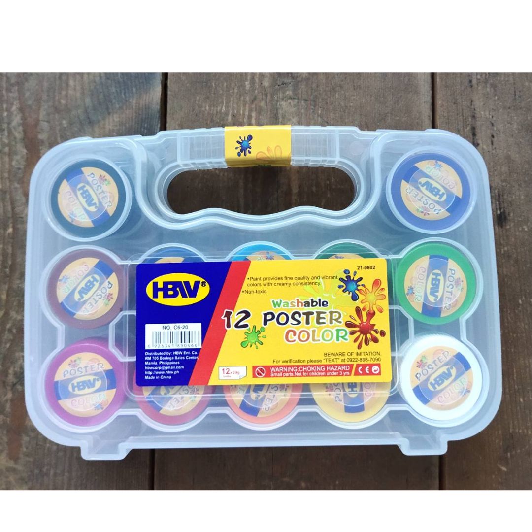 Poster paints - 12 bottles | Lazada PH