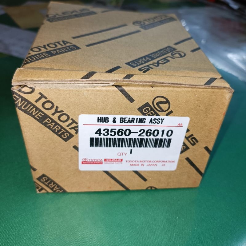 TOYOTA WHEEL HUB BEARING ASSEMBLY FOR HIACE D4D 43560-26010 | Lazada PH