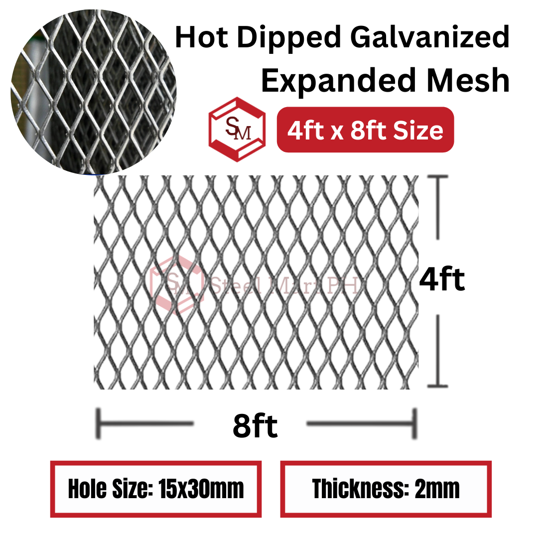 Expanded Wire Mesh 4x8ft Expanded Metal Wire Mesh Hot Dipped Galvanized ...