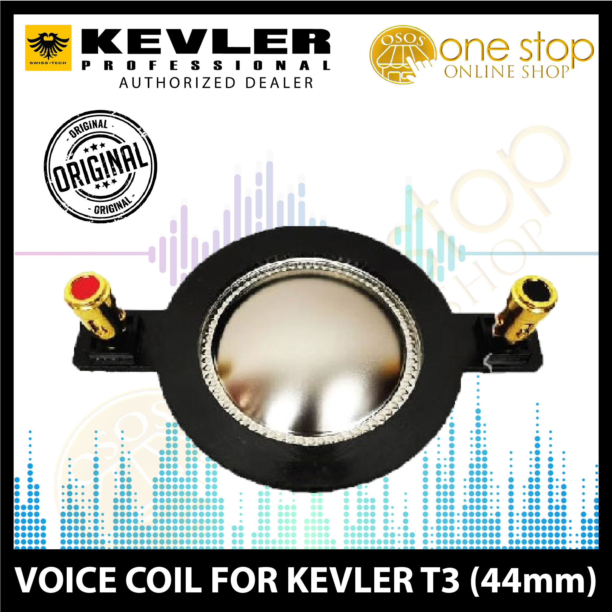 Kevler Professional Voice Coil for Compression Driver T3 44mm •OSOS ...