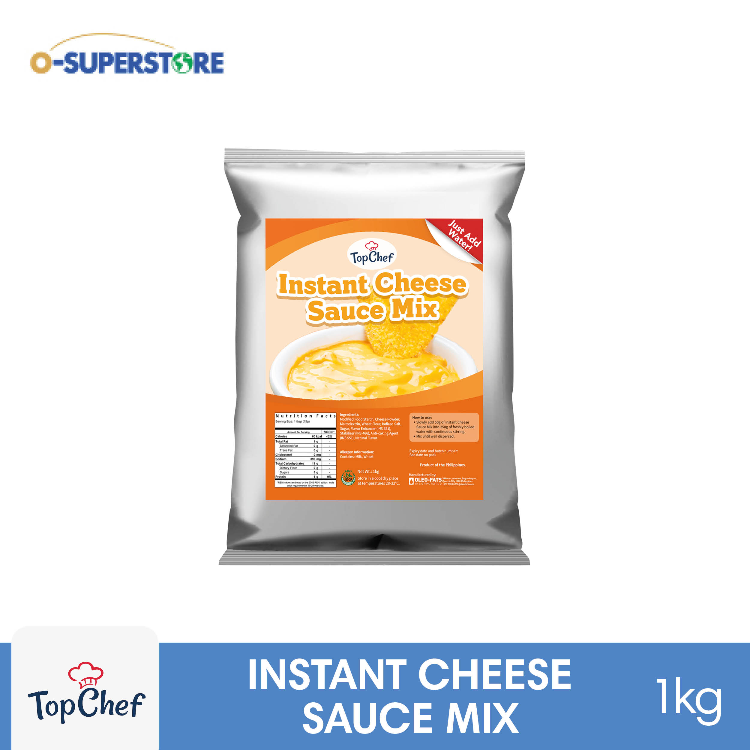 Top Chef Instant Cheese Sauce Mix 1kg | Lazada PH