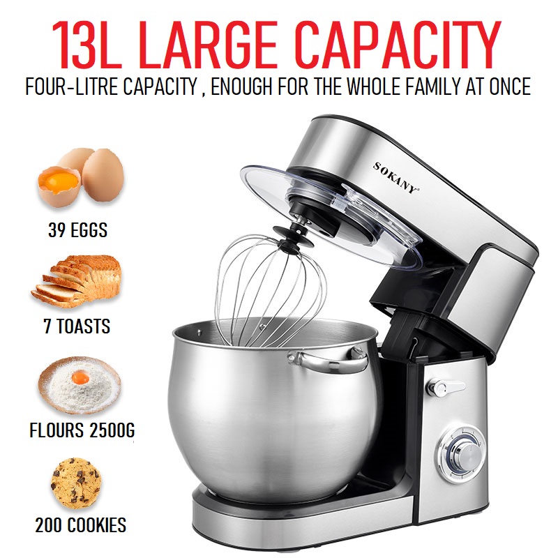 SOKANY624 Mixer Kneading Machine Chef Machine Egg Beater Stand Mixer ...