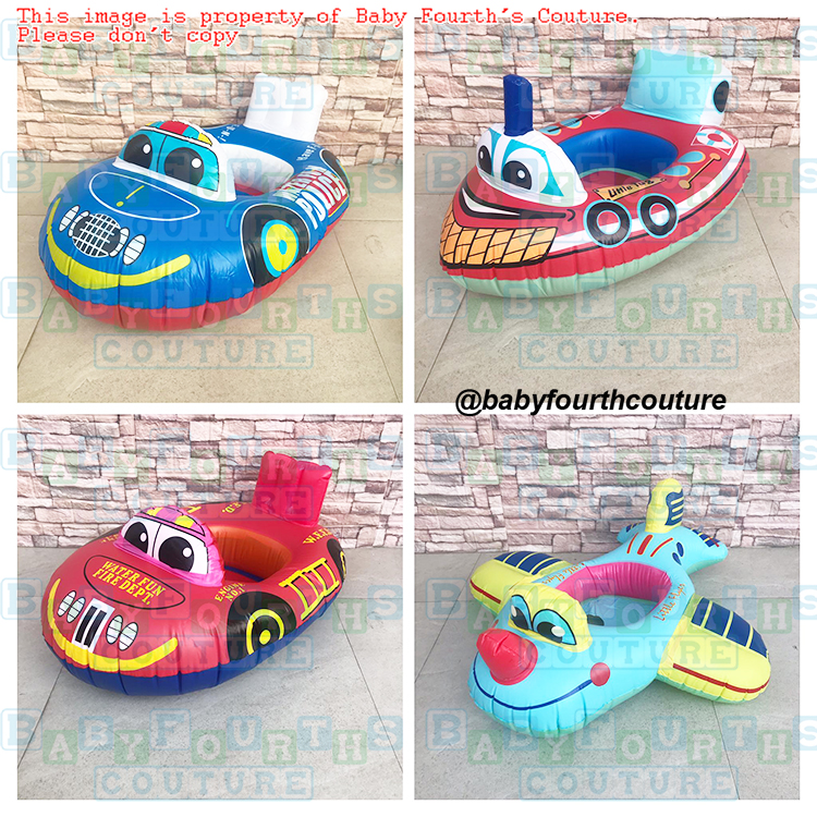 Poolmaster Summer Swimming Inflatable Airplane, Tug Boat, Fire Engine ...