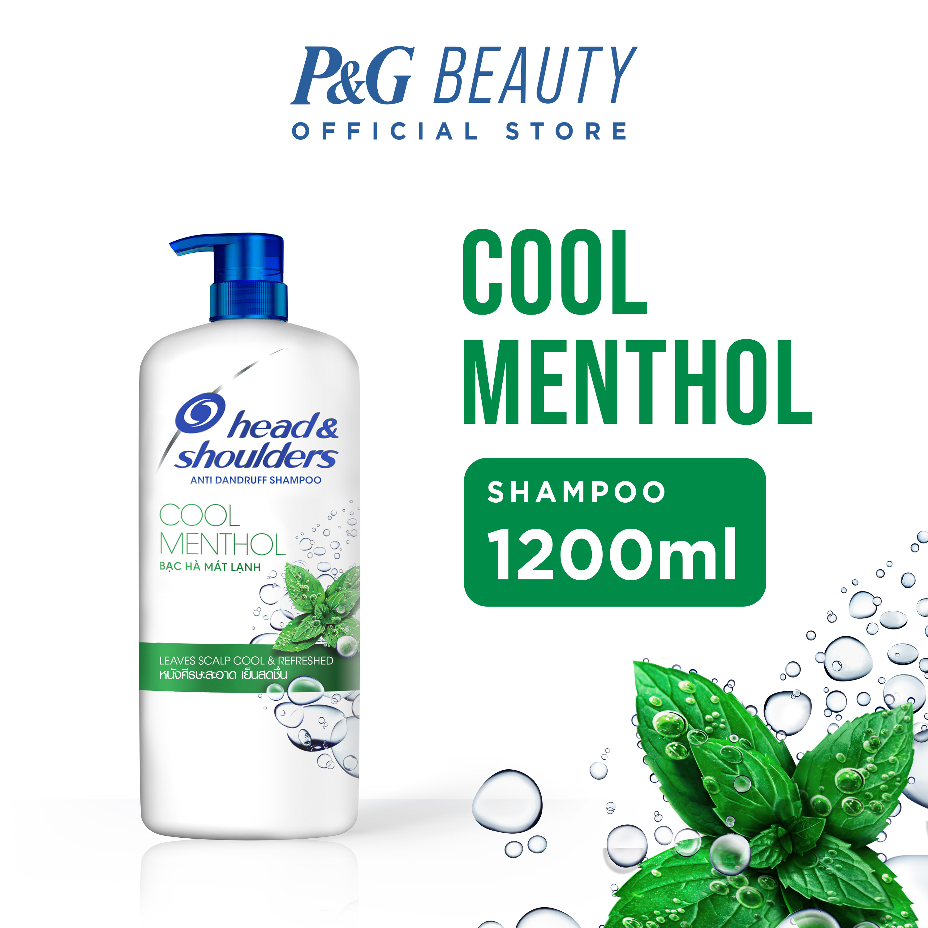 Head & Shoulders Shampoo Cool Menthol 1.2L | Lazada PH