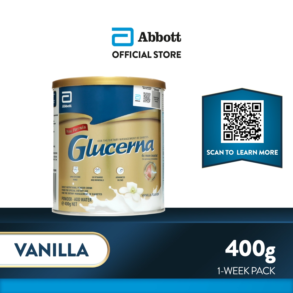 Glucerna Vanilla 400g for Diabetic Nutrition Powder Milk Drink | Lazada PH