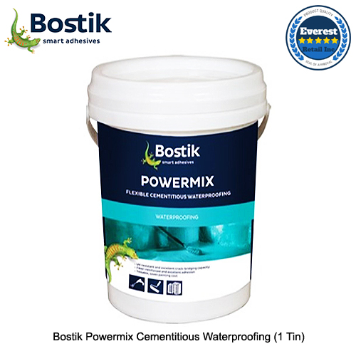 Bostik Powermix Cementitious Waterproofing Choose Size: 1 Gallon and 1 ...