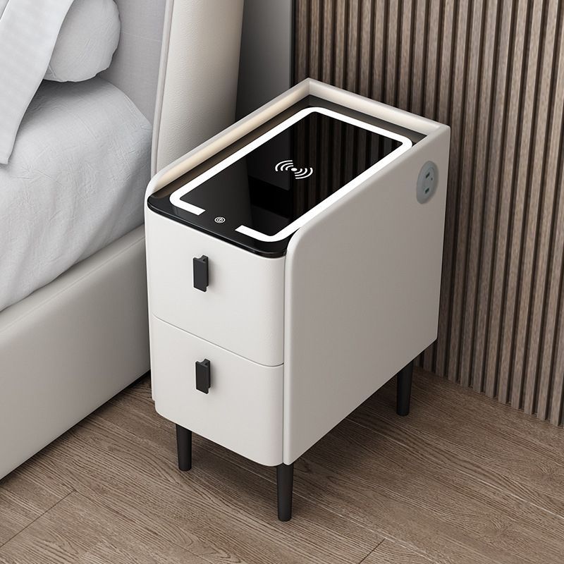 Luxury Soild Wood Bedside Table With Drawer Side Table For Bedroom Bed ...