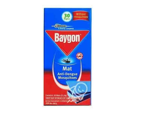 Baygon Anti-Dengue Mat - Refill Packs - 30 Nights Without Mosquitoes ...