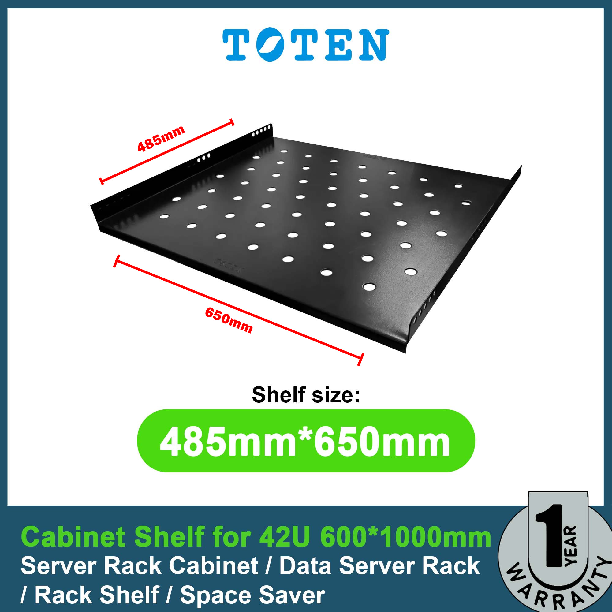 Server Rack TOTEN Fixed Shelf for Rack servers cabinets│Shelves for 42u ...