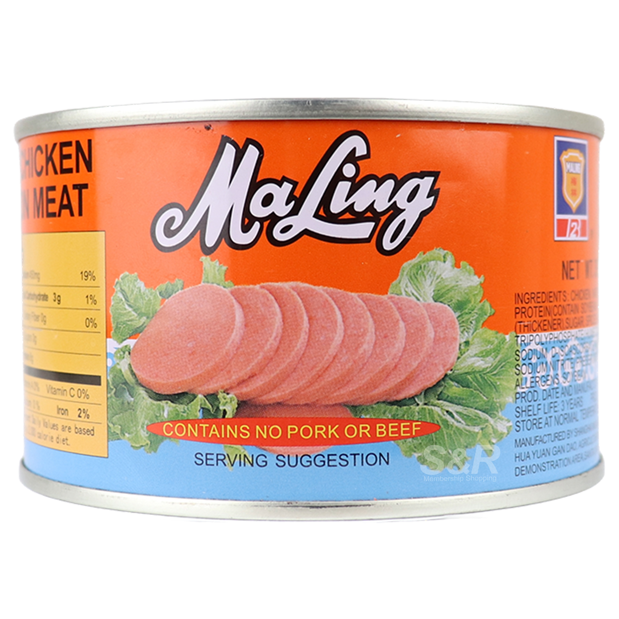 Ma Ling Canned Chicken Luncheon Meat 397g | Lazada PH