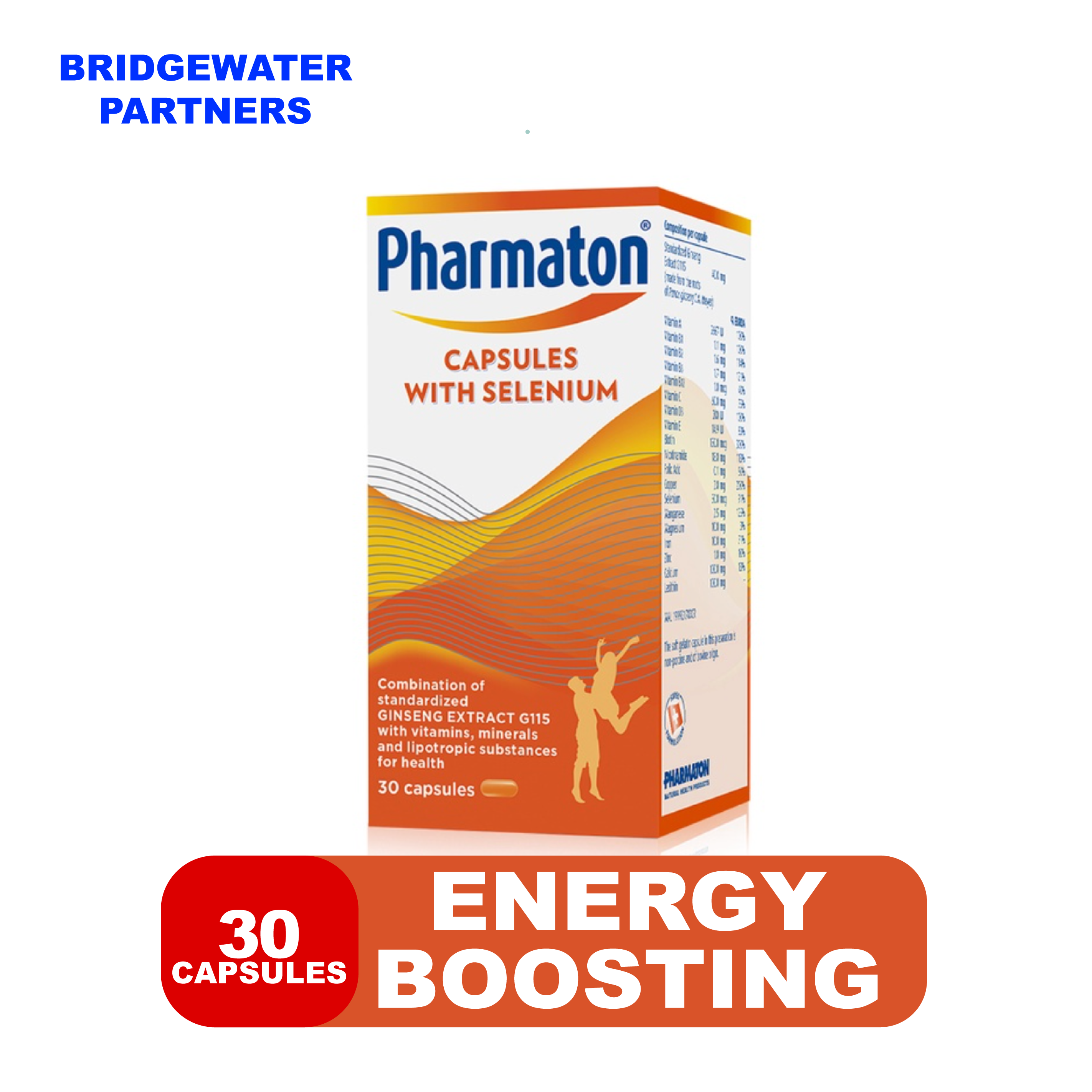 Pharmaton Multivitamin Capsule for Energy and Stamina (30 capsules ...