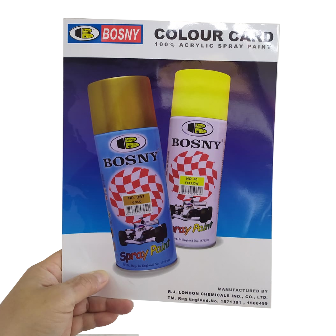 Bosny Color Chart | Lazada PH