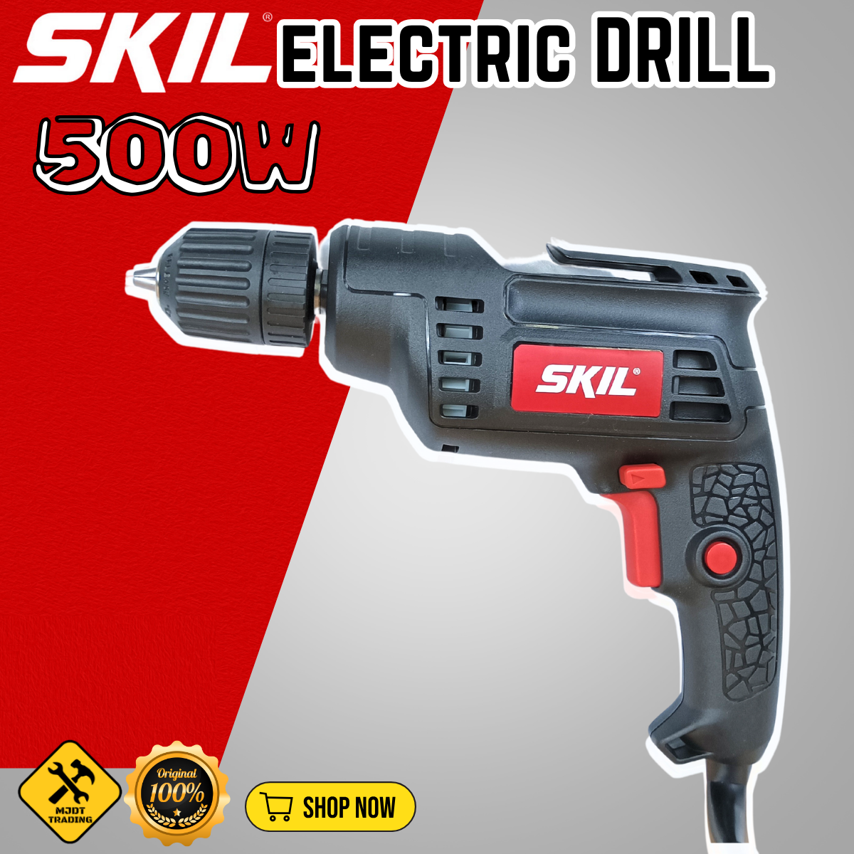 SKIL DL1416SE00 Corded Electric Drill 500W, 10mm, Brushed Motor | Lazada PH