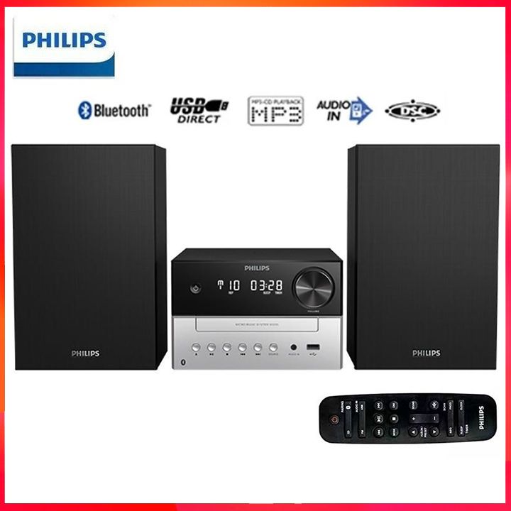 PHILIPS audio mini audio CD player FM radio USB player Bluetooth desk ...