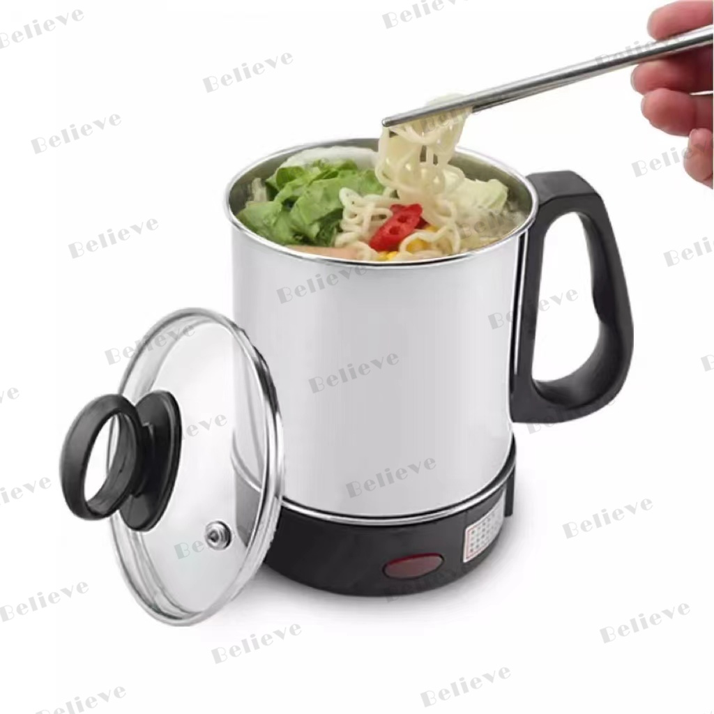 Stainless steel multi-cooker electric portable pot,mini cooking pot ...
