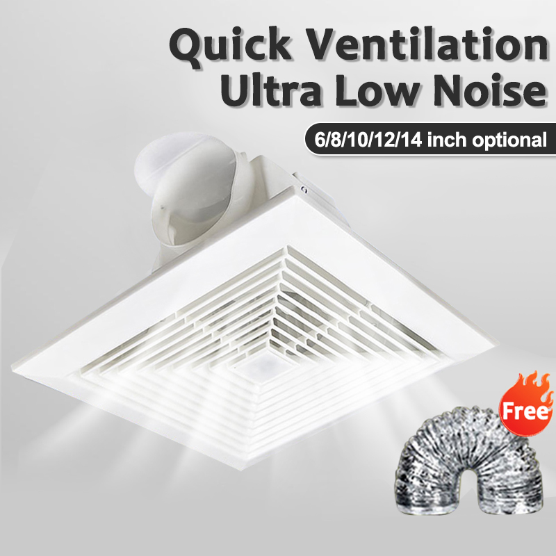Suspended Ceiling Exhaust Fan Exhaust fan for room 6/8/10/12/14 Inch ...