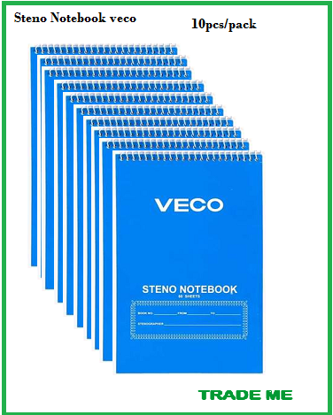 Veco Steno Notebook 60 sheets 10pcs/pack (6x9in) | Lazada PH
