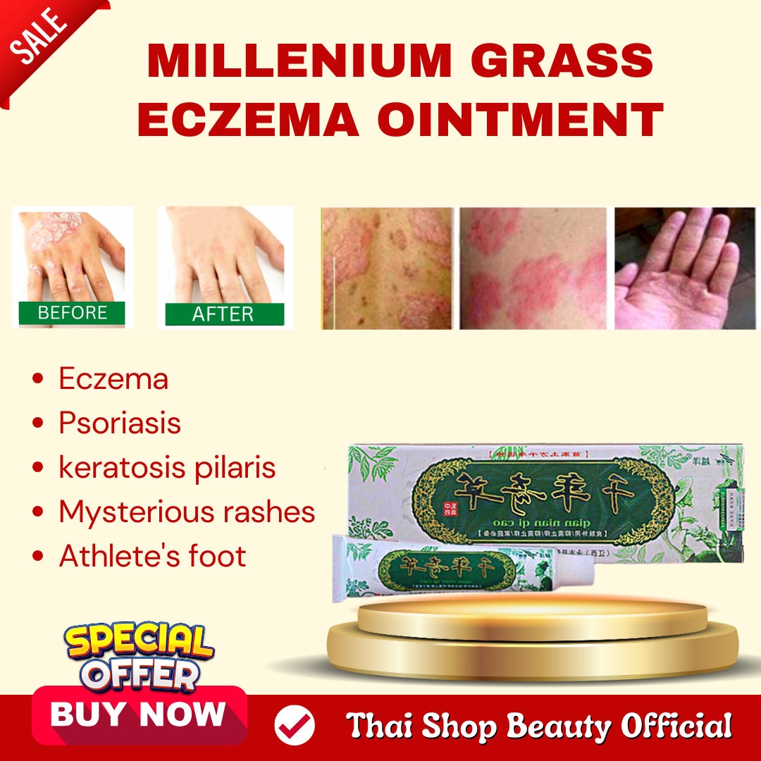 Millennium Grass Herbal Ointment: Traditional Medicine Cream for Eczema ...