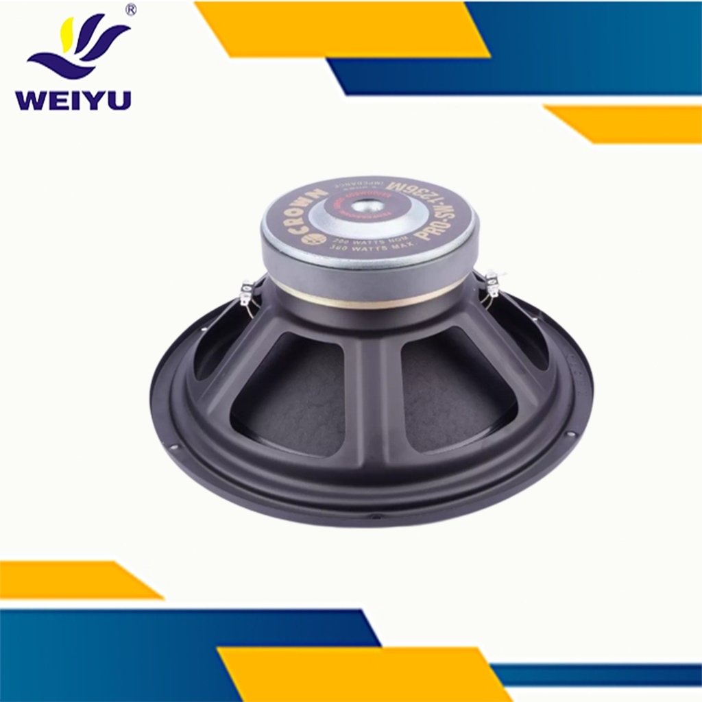 ☄ Original Crown PRO-SW-1236M 360W 8 Ohms 12 inches Dual Professional ...