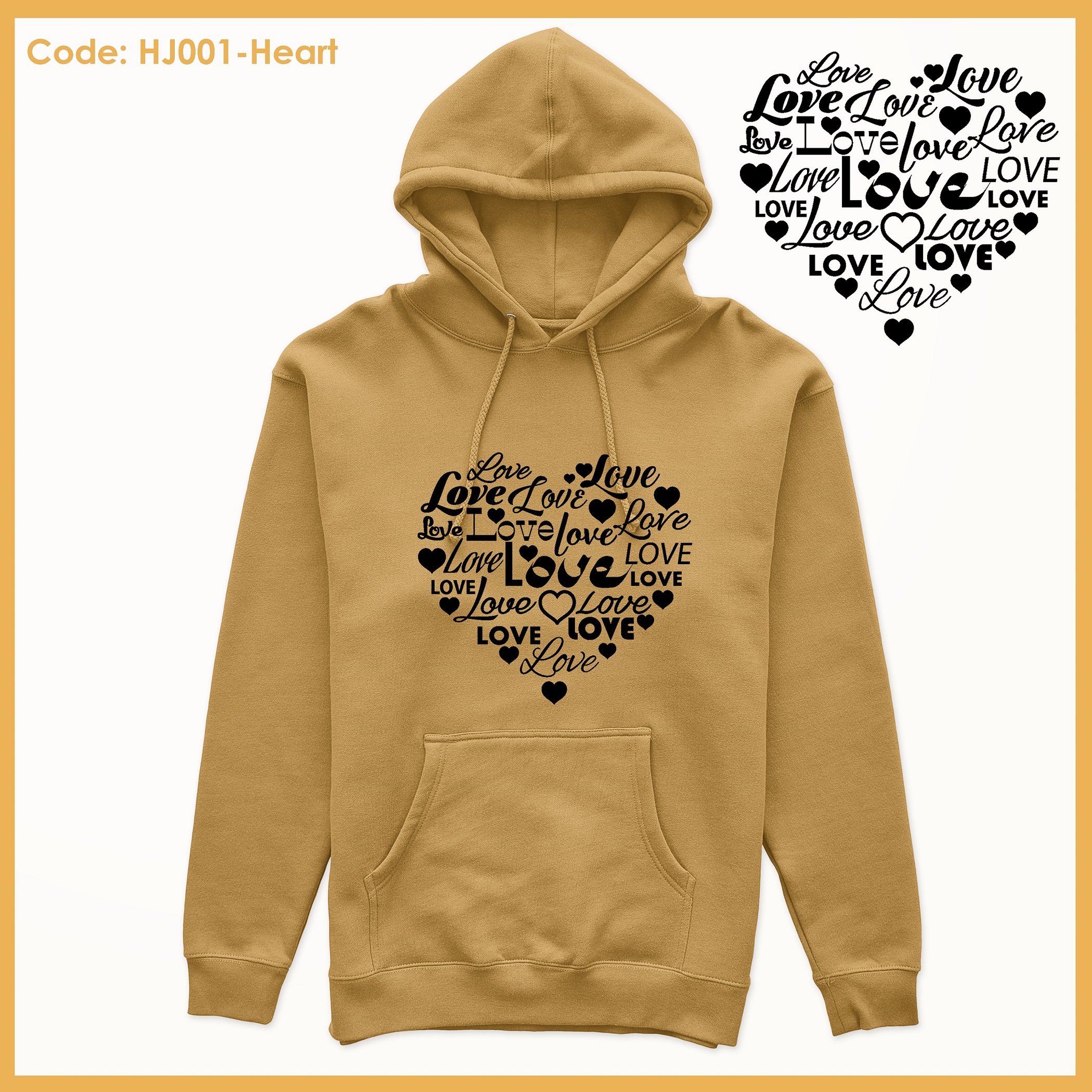 Heart Hooded Jacket for Single Hooded Jacket Heart COD | Lazada PH